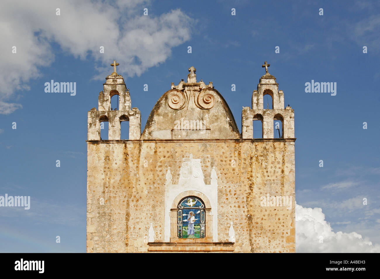 Church, Ticul, Yucatan, Mexico Stock Photo - Alamy
