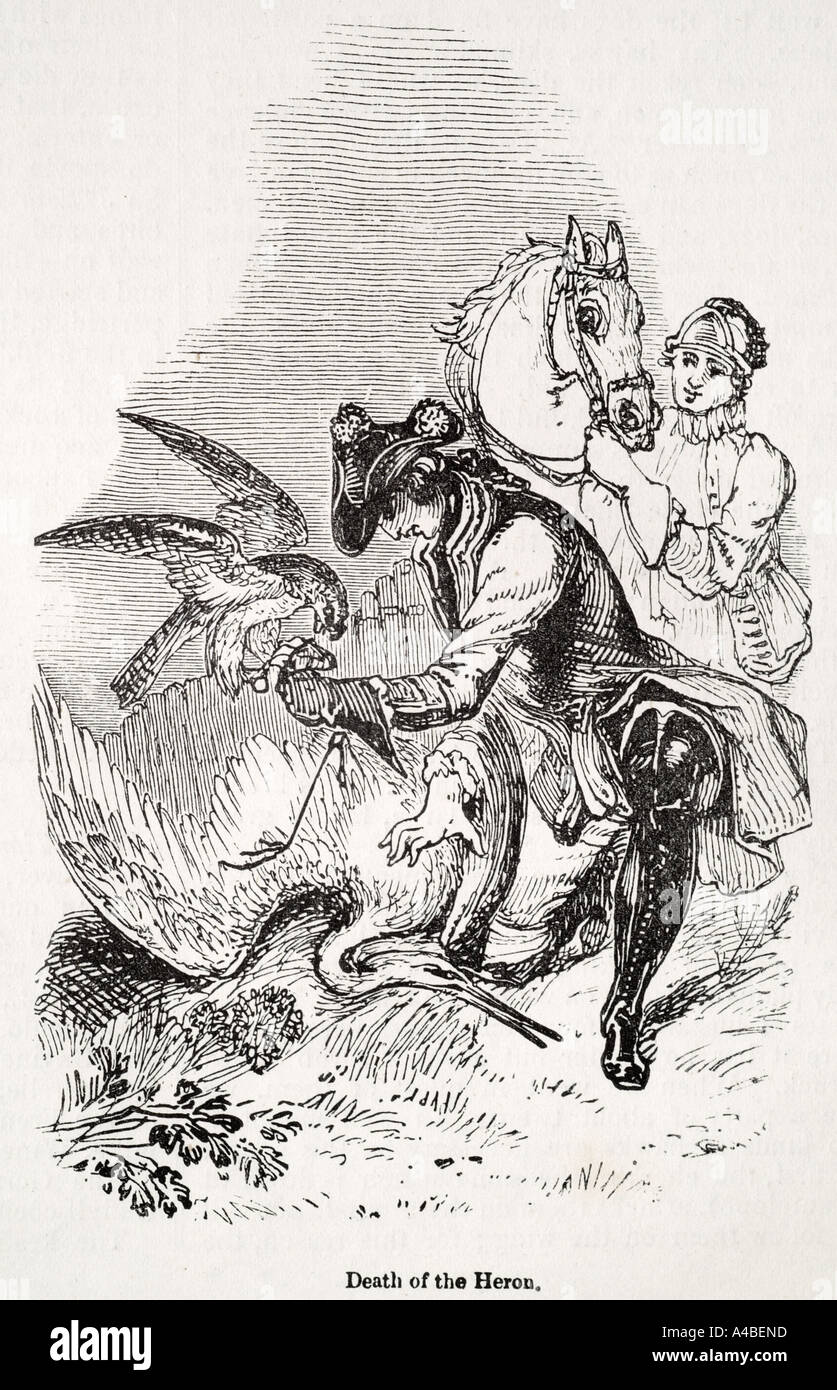 Death heron dog hunt horse hi-res stock photography and images - Alamy