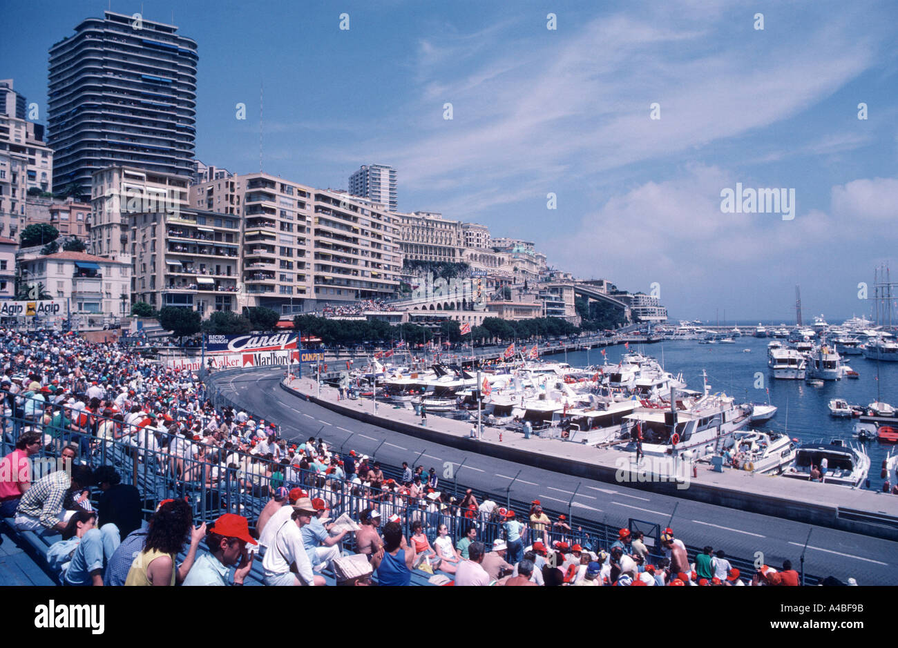 Monaco crowd monaco grand prix hi-res stock photography and images - Alamy
