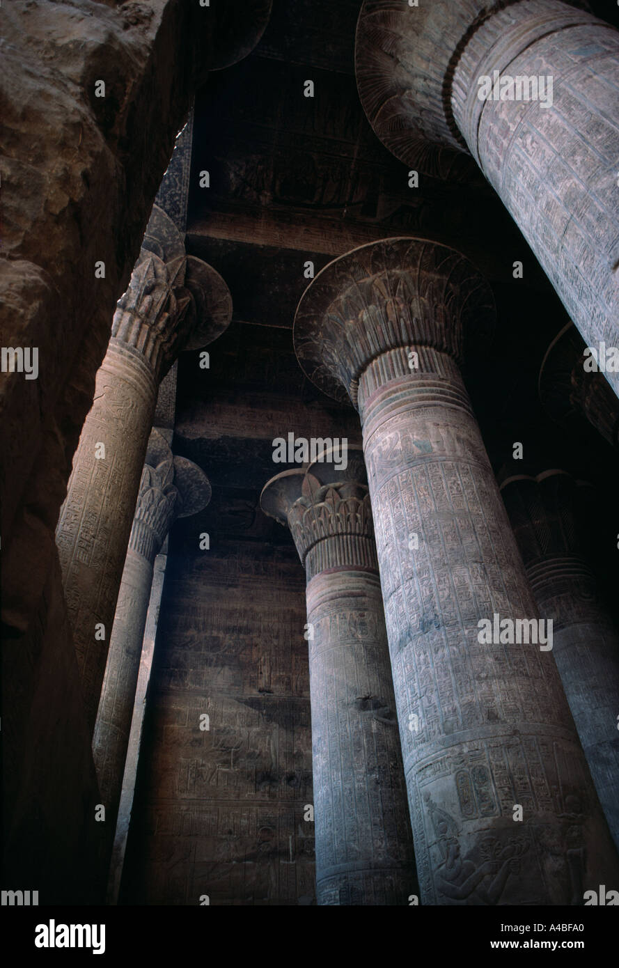 Columns in the Valley Of The Kings Stock Photo - Alamy