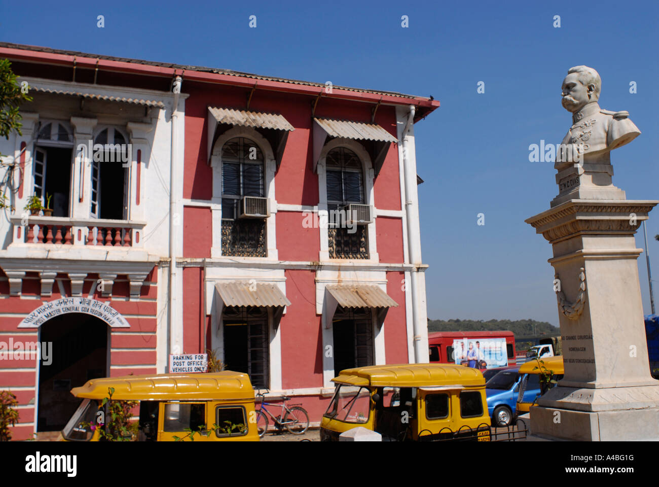 Stock image of the statue of General Miguel Caetano Dias in Panaji Goa ...