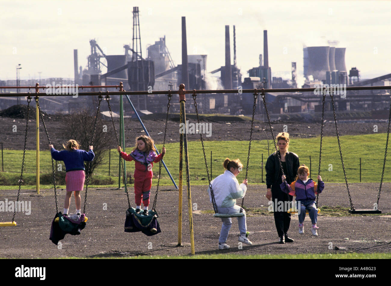 Motherwell scotland ravenscraig steel works hi-res stock photography ...