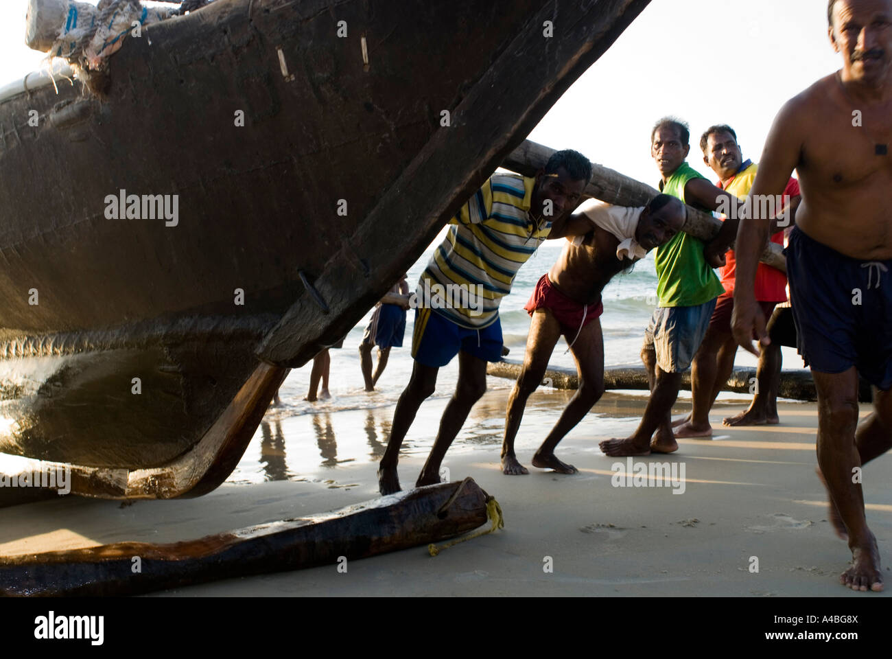 Traditional goan fishing boat hi-res stock photography and images - Alamy