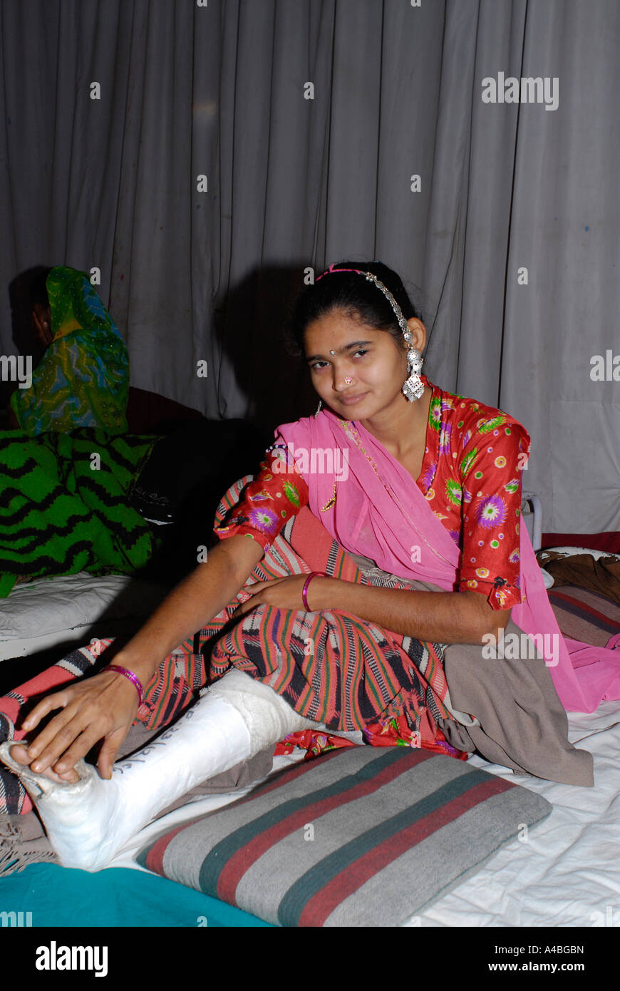 Stock image of polio patients at a hospital near Udaipur Rajasthan ...