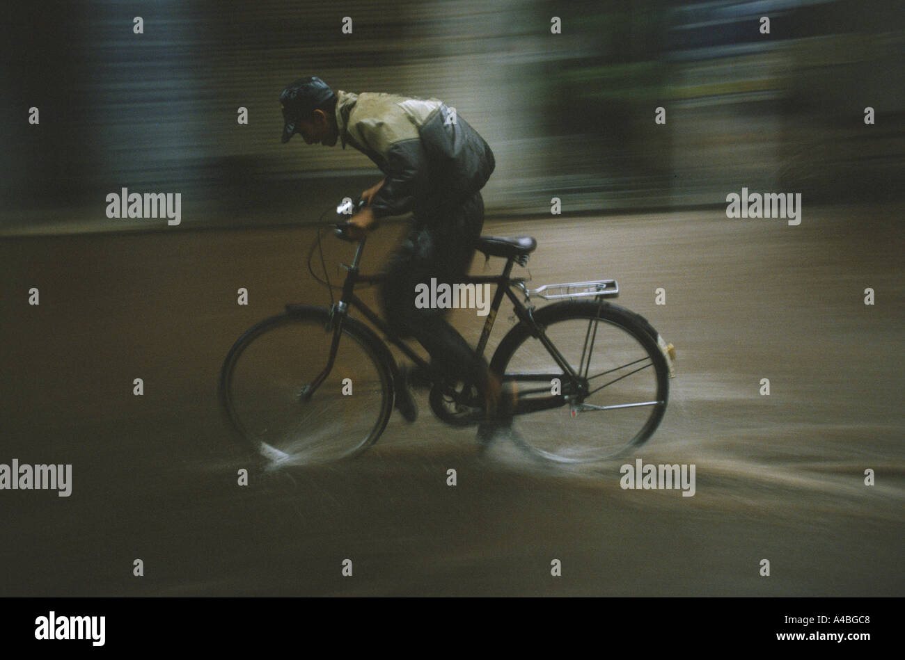 Monsoon Story, India', Goa. Biking Through The Flooded Streets Of Goa's ...