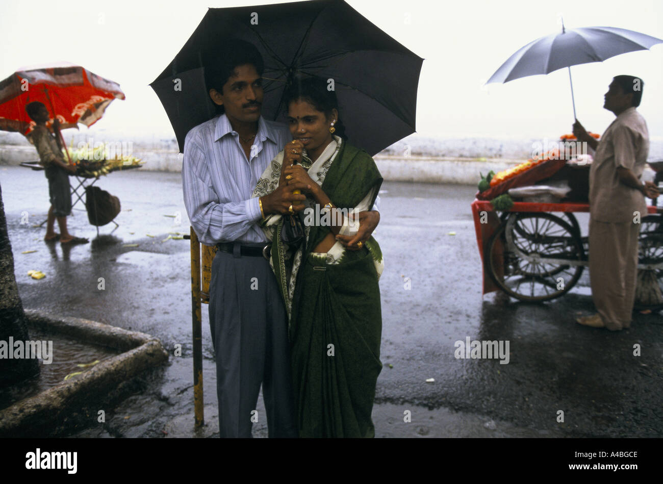 Rainy day umbrella india hi-res stock photography and images - Alamy
