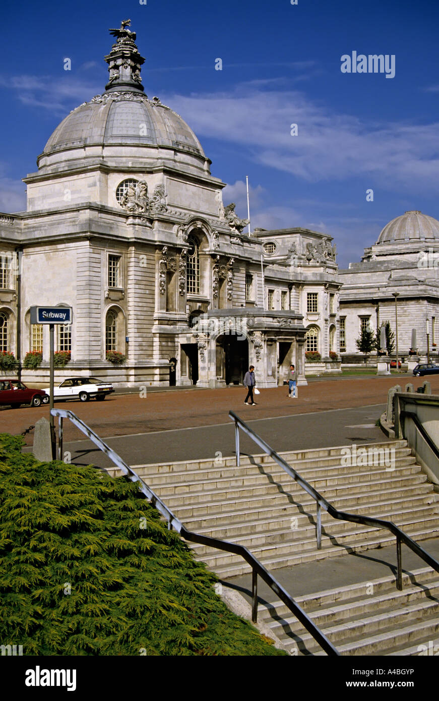 Cardiff civic centre center hi-res stock photography and images - Alamy