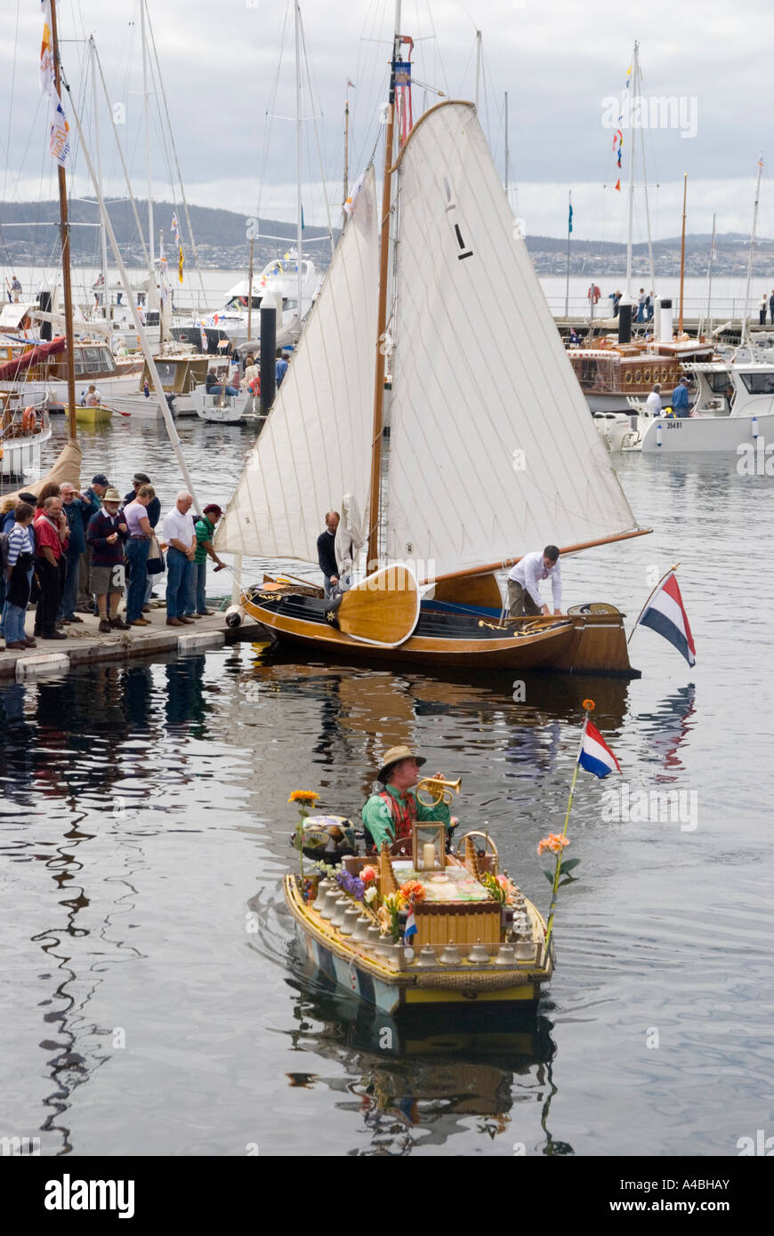 This unusual Dutch music boat Cecilia serenades the craft at the ...