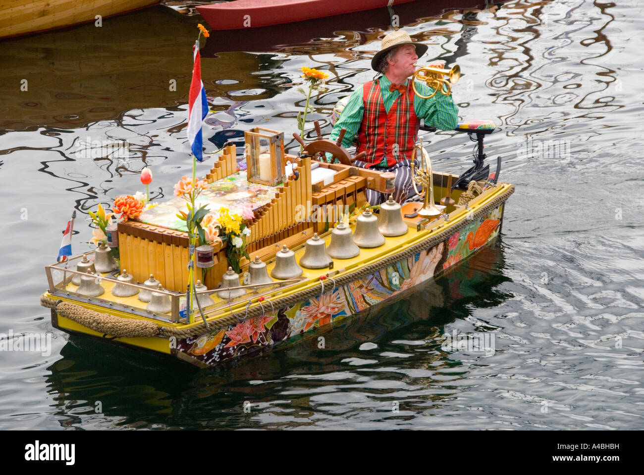 This unusual Dutch music boat Cecilia serenades the craft at the ...