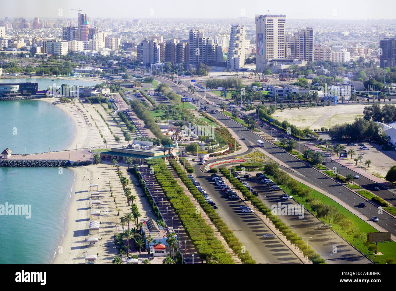 Kuwait City from the restaurant in Kuwaiti Towers Stock Photo - Alamy