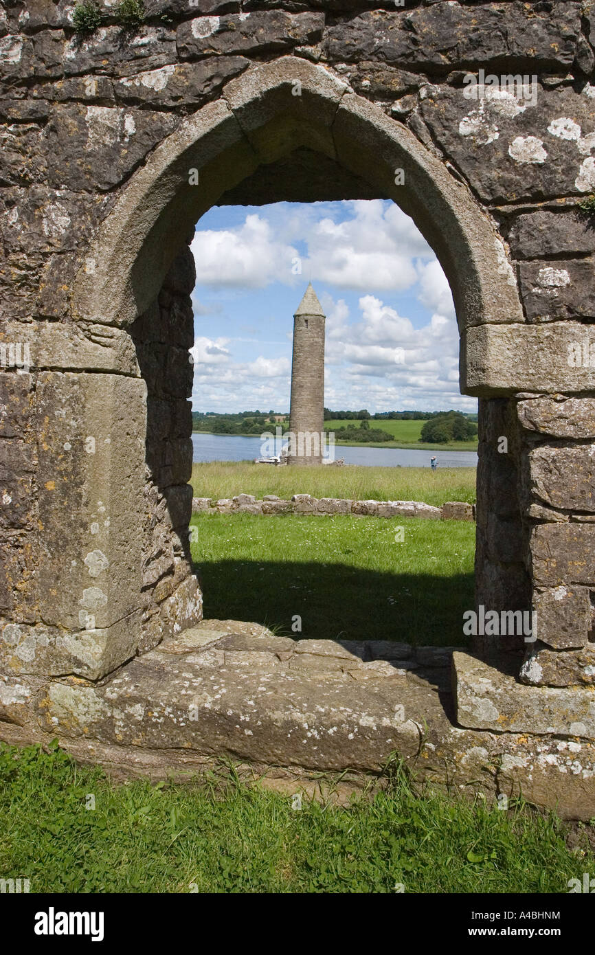 Devenish round tower enniskillen northern ireland fermanagh hi-res ...