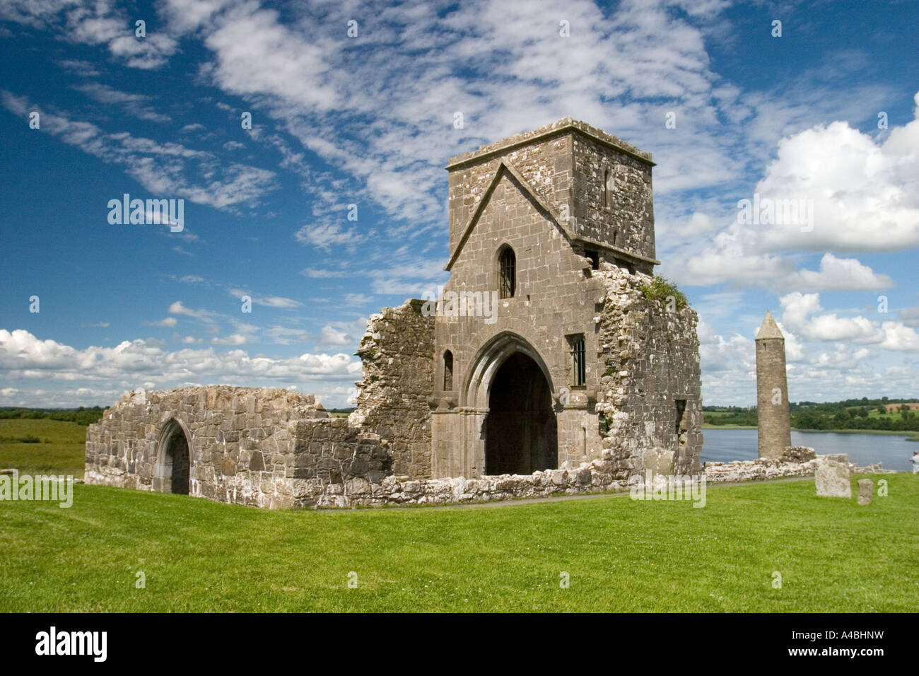 Devenish island tower hi-res stock photography and images - Alamy