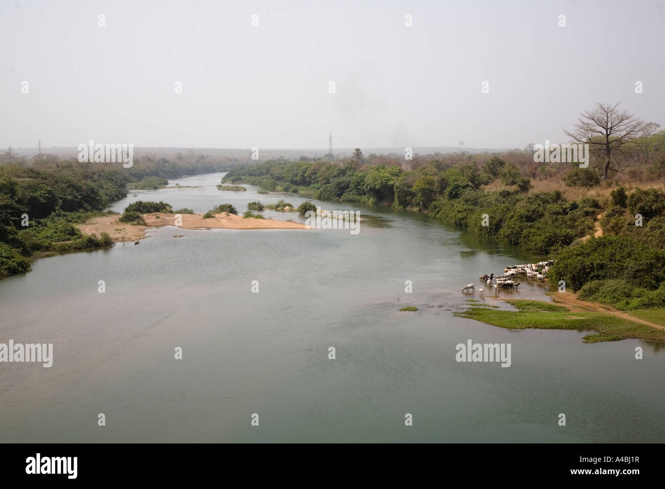 Black Volta River Map