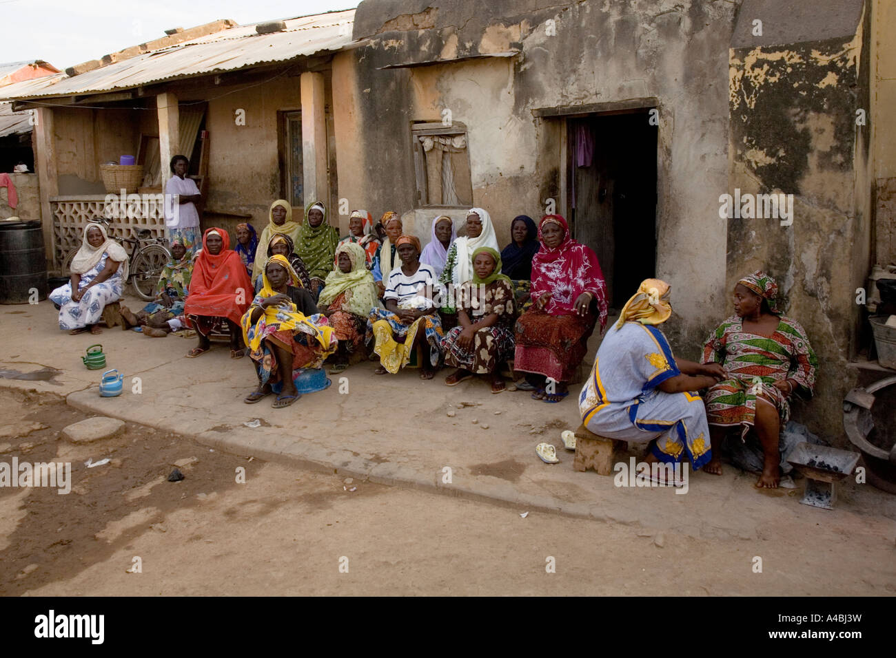 A group of Wala women Wa Ghana Stock Photo - Alamy