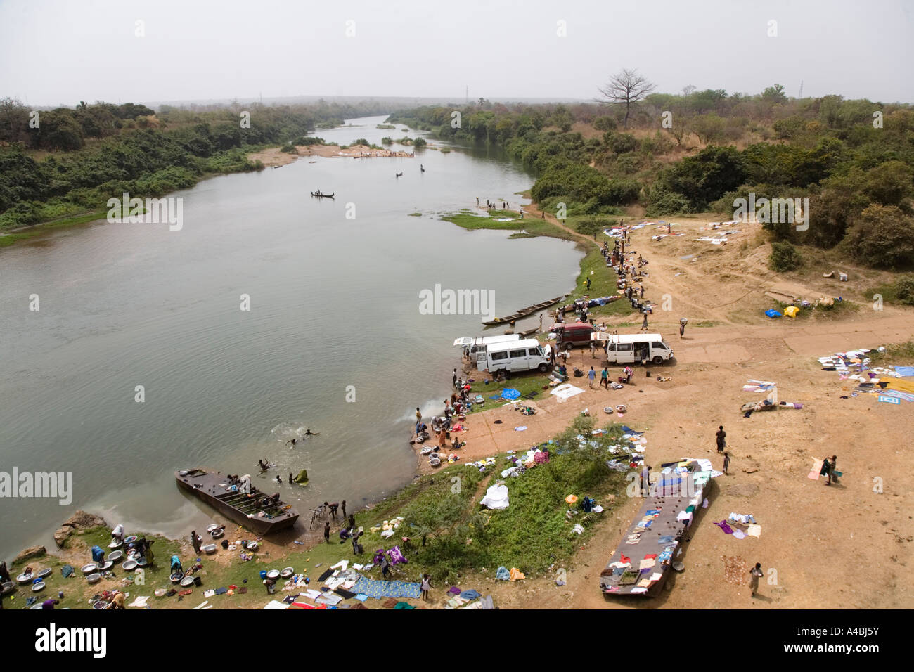 Black Volta River Map