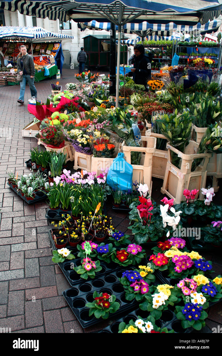 The three times weekly market on Cornhill at Ipswich Suffolk UK Stock ...
