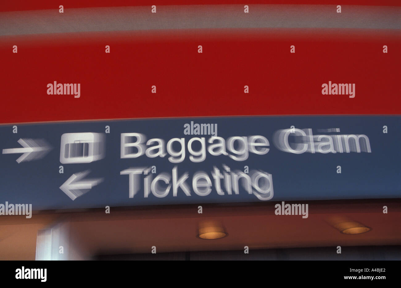 Signage at an airport Stock Photo - Alamy