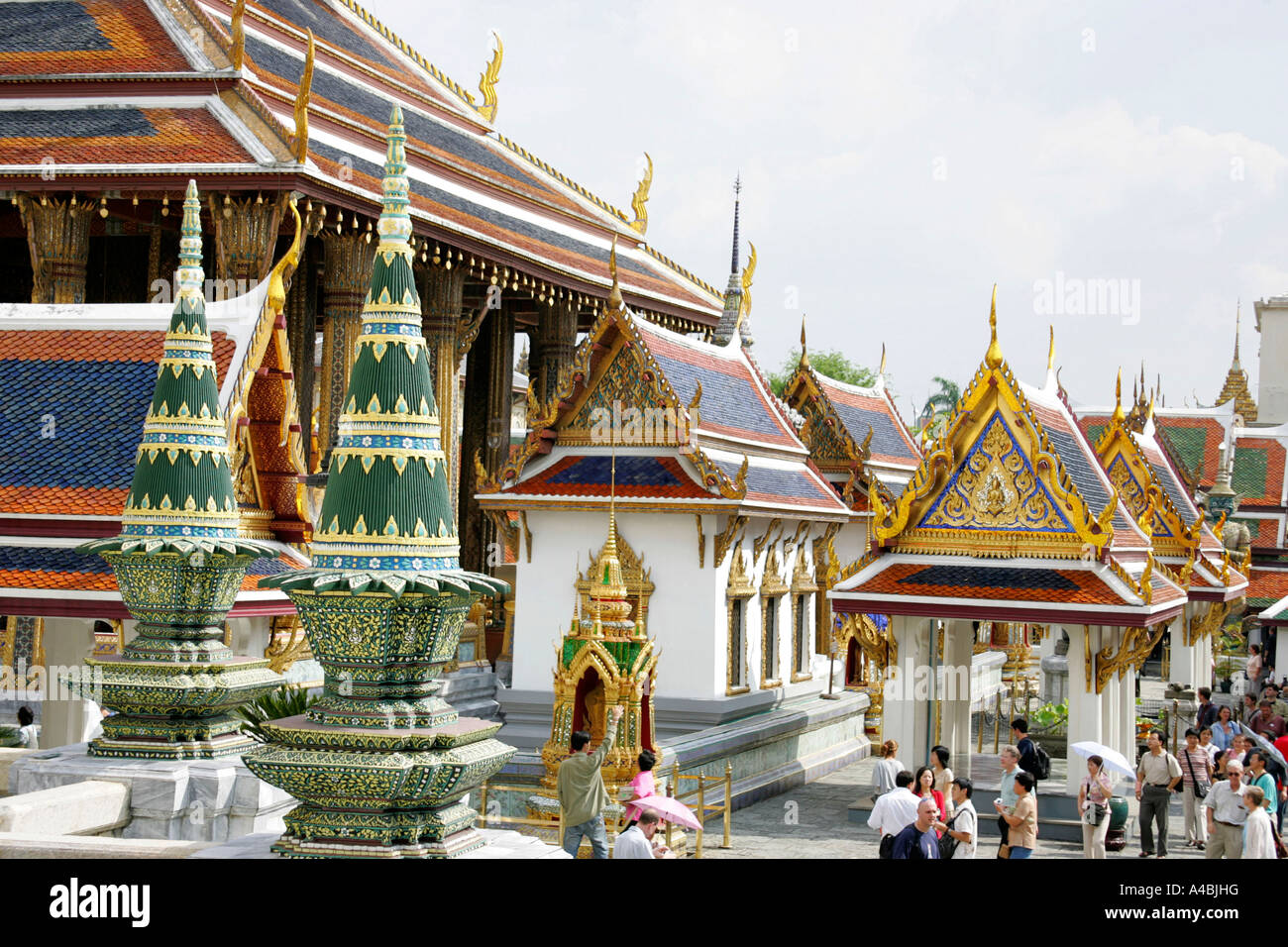 Bangkok Wat Phra Kaeo Grand Palace Stock Photo - Alamy