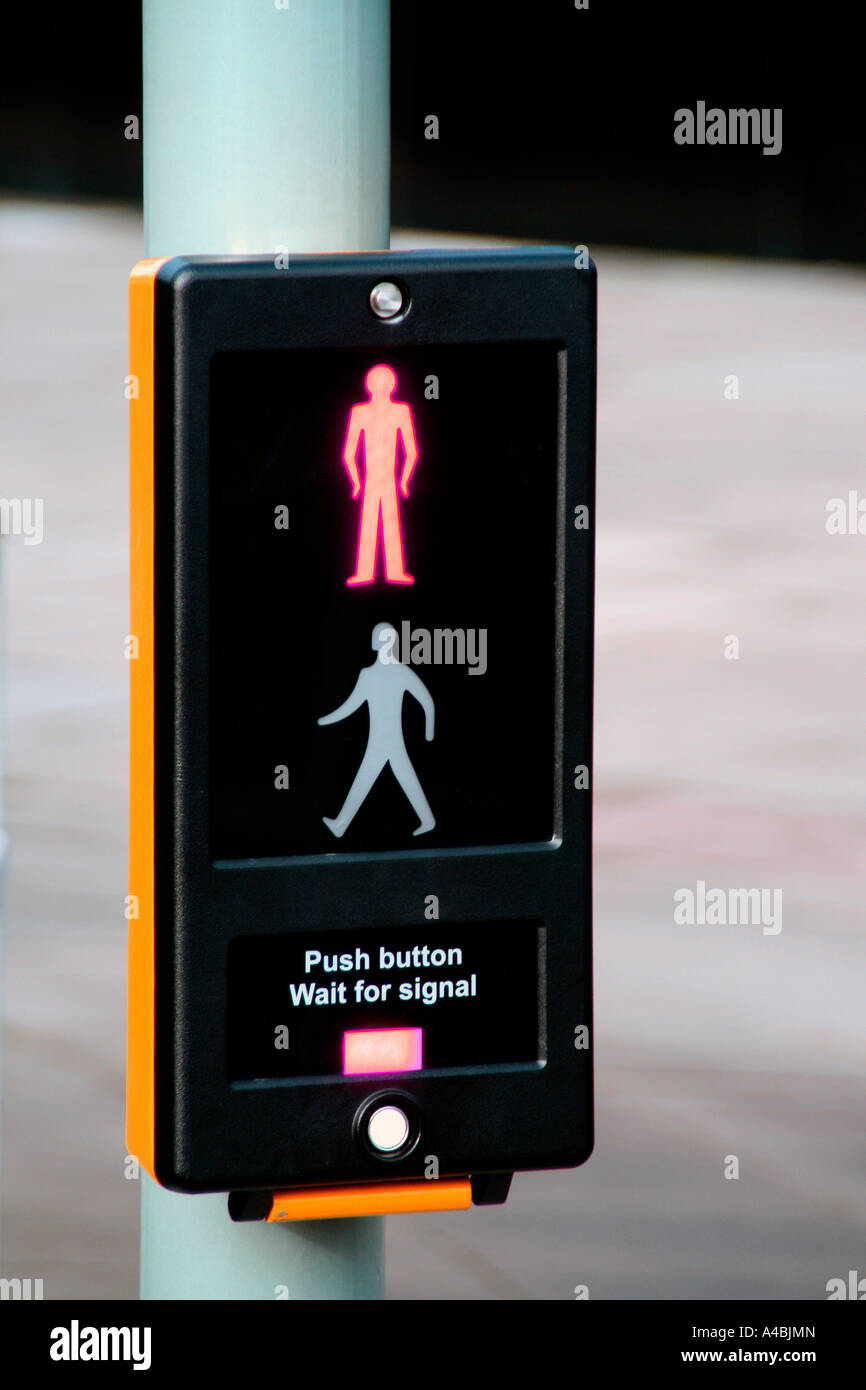 Pedestrian Crossing control at Ipswich Suffolk UK Stock Photo - Alamy