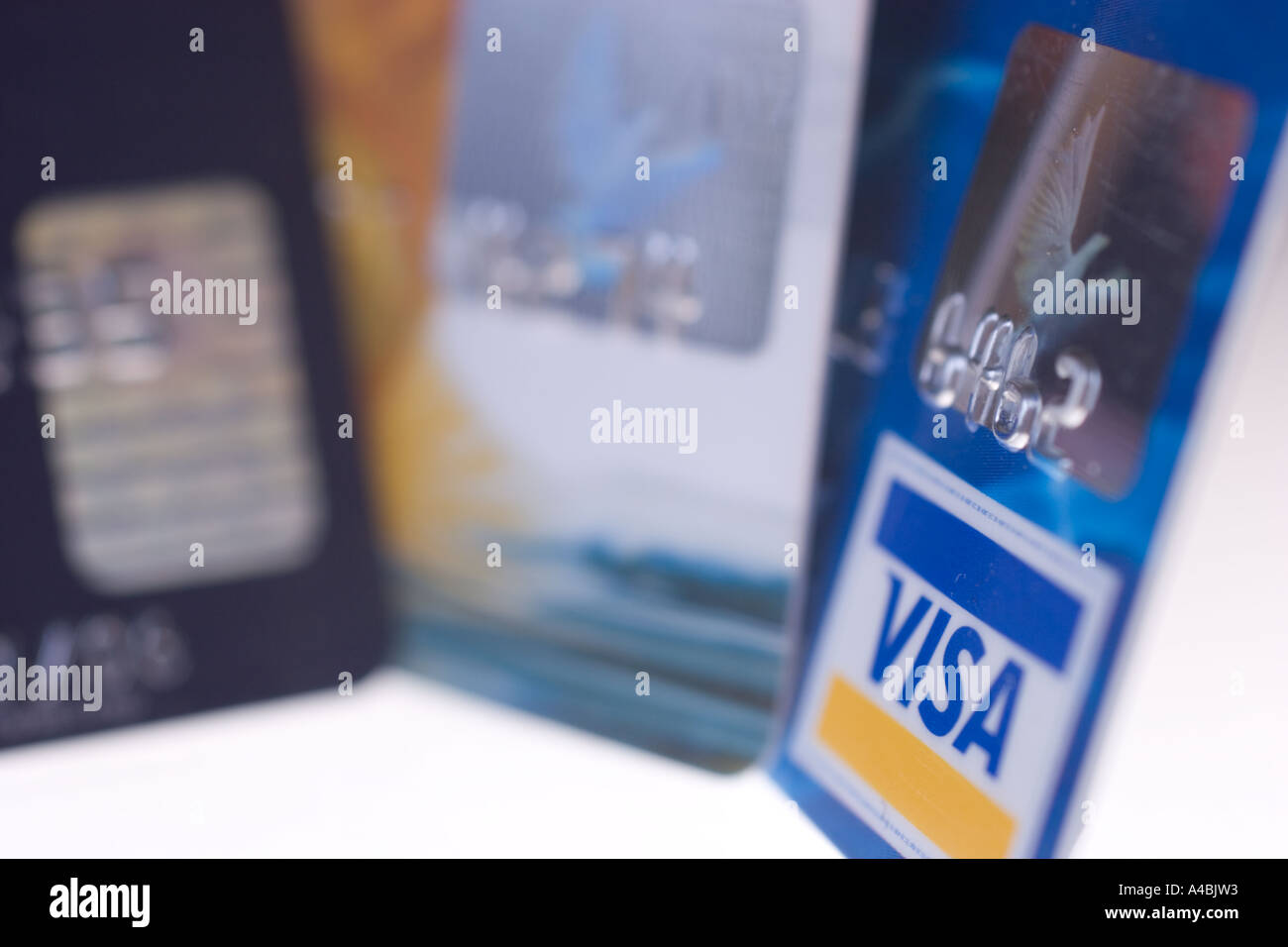 Credit cards Plastic money Stock Photo - Alamy