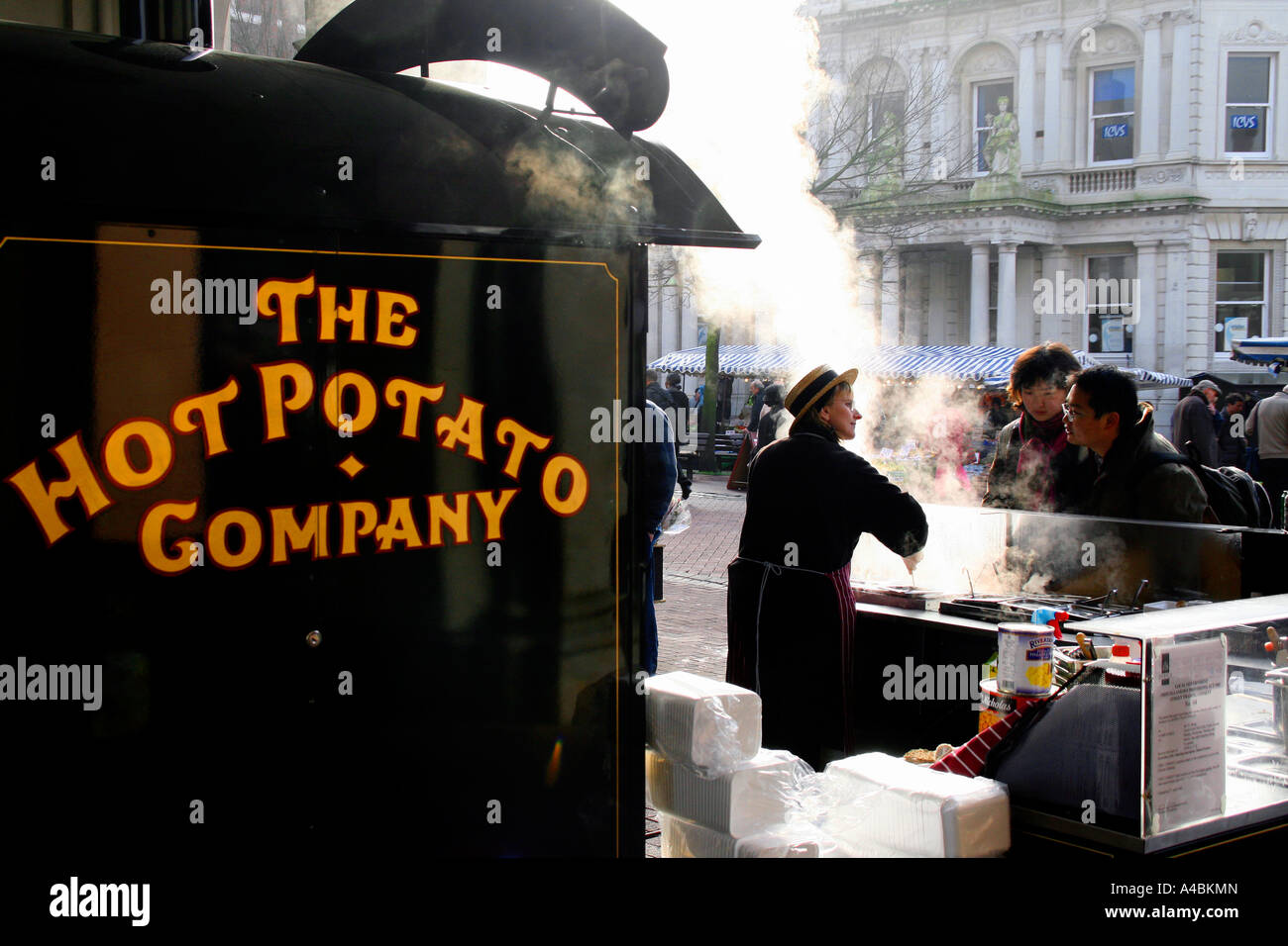 A Hot Potato Stall on Ipswich Market Suffolk UK Stock Photo - Alamy