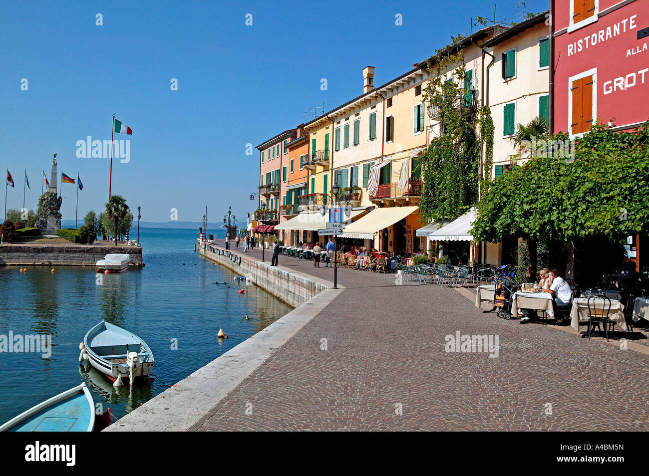 Lazise am Gardasee, Lazise at Lake Garda Stock Photo - Alamy