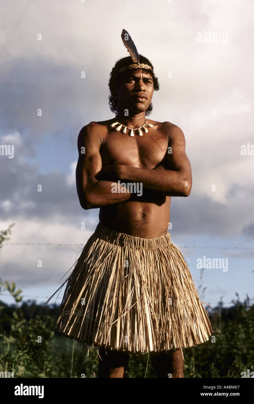 Bahia Province Brazil July 1991: Pataxo Indians, driven from their ...