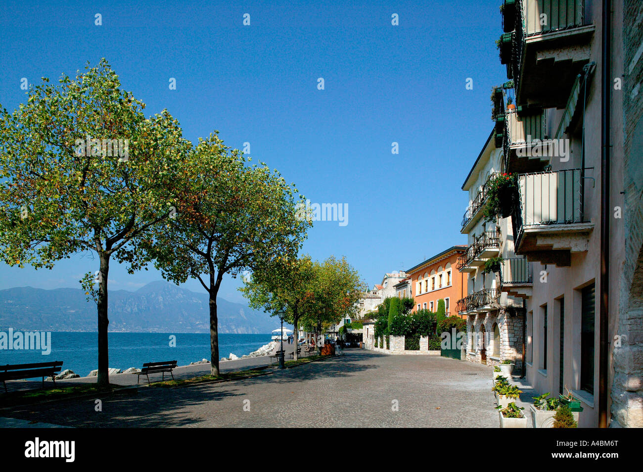Torri del Benaco am Gardasee at Garda Lake Stock Photo - Alamy