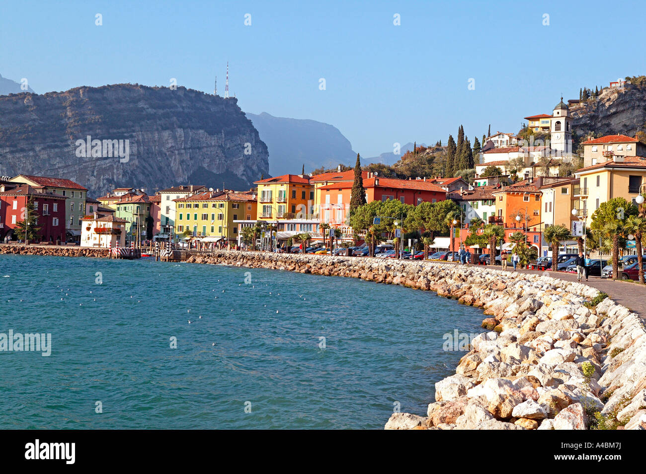 Torbole am Gardasee at Garda Lake Stock Photo - Alamy