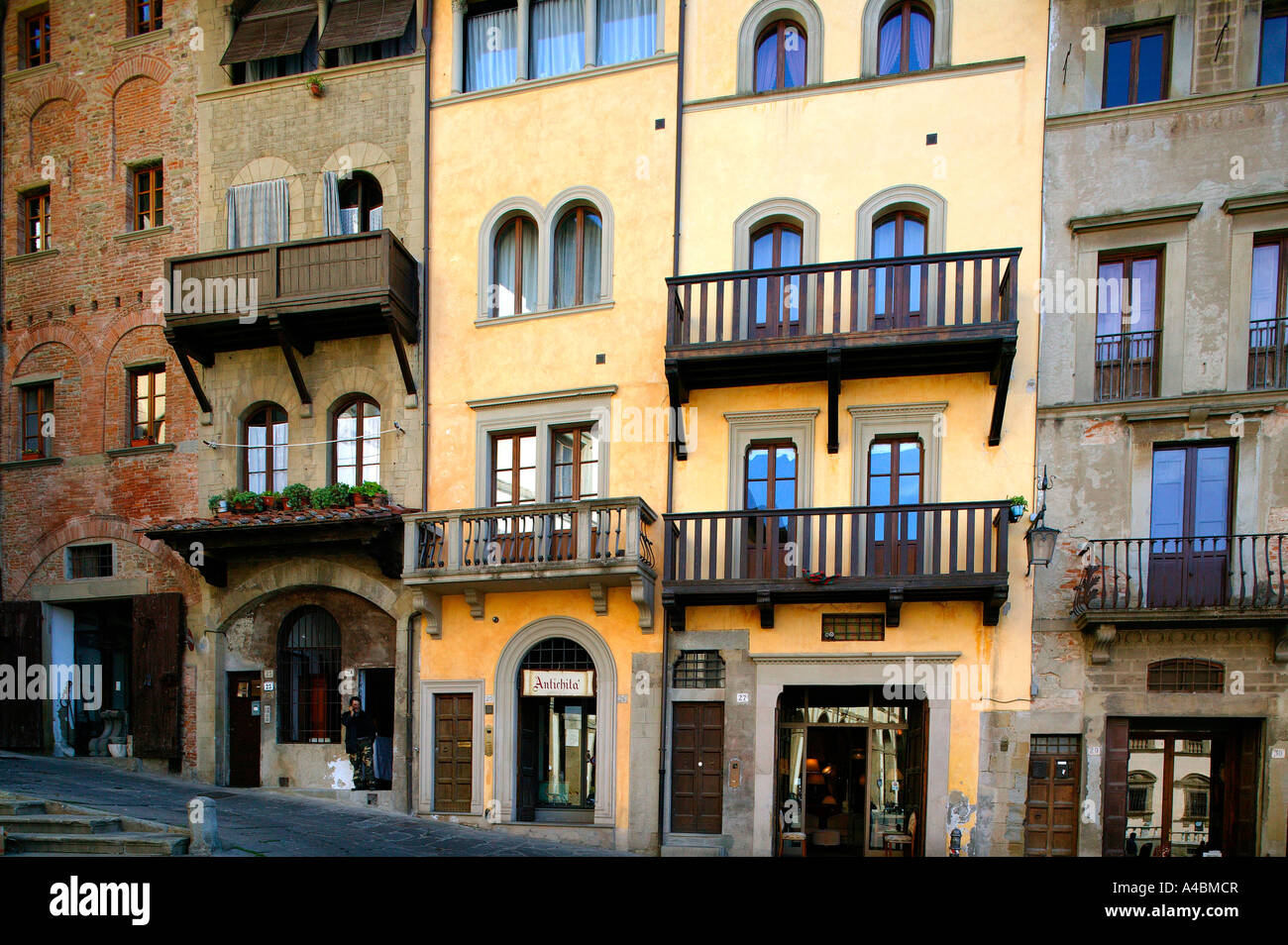 Italy Arezzo Piazza Grande Stock Photo - Alamy