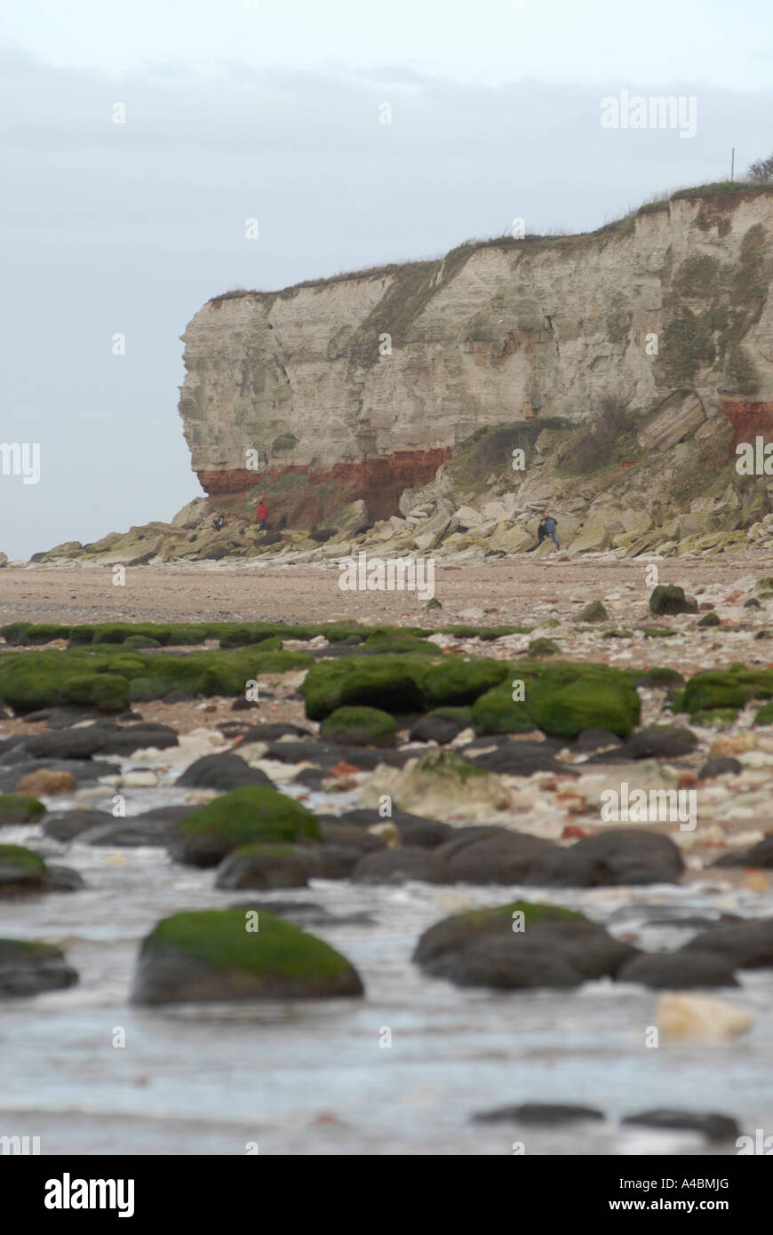Hunstanton cliffs Norfolk UK Stock Photo - Alamy