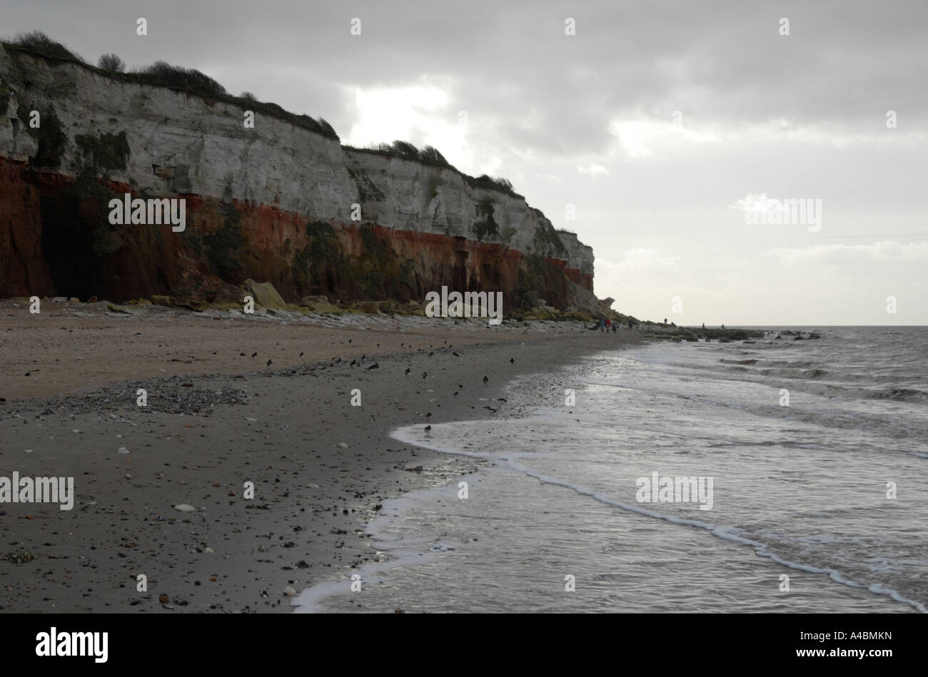 Hunstanton cliffs Norfolk UK Stock Photo - Alamy