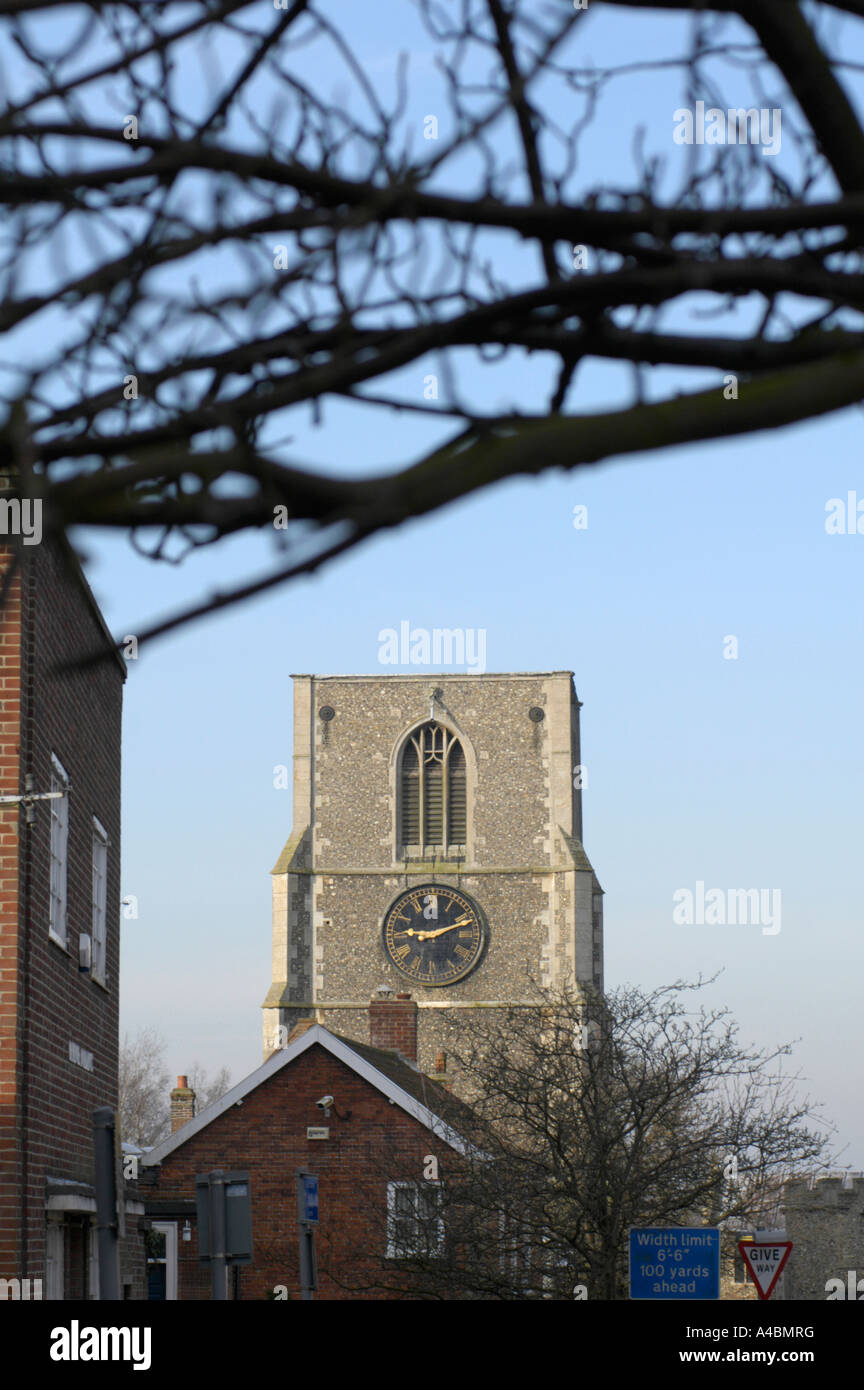 St Nicholas s church and tower Dereham Norfolk England UK Stock Photo ...