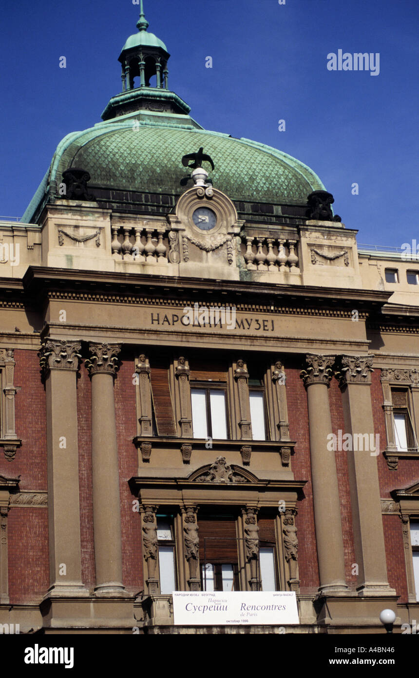 Belgrade, Serbia. National Museum Stock Photo - Alamy