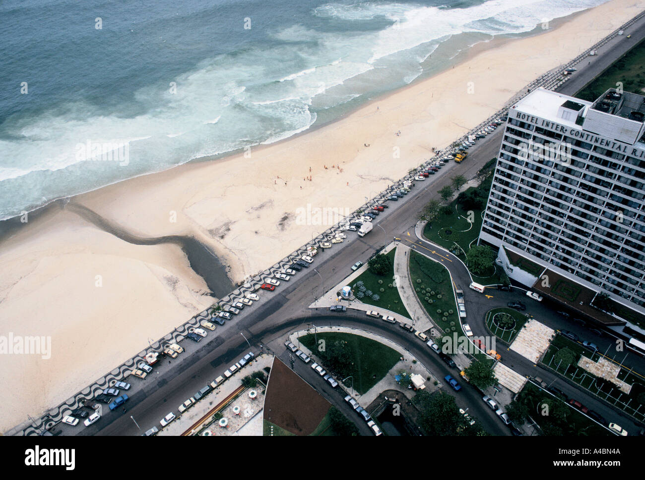 Conrado Beach, Rio De Janero; a huge open sewer flows past exclusive ...
