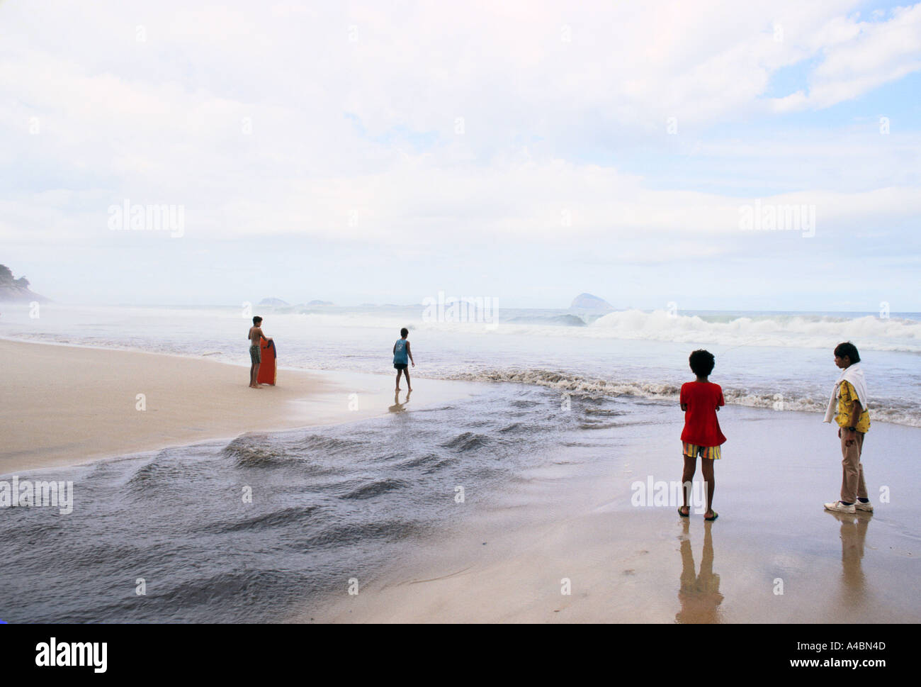 Conrado Beach, Rio De Janero; a huge open sewer flows past exclusive ...