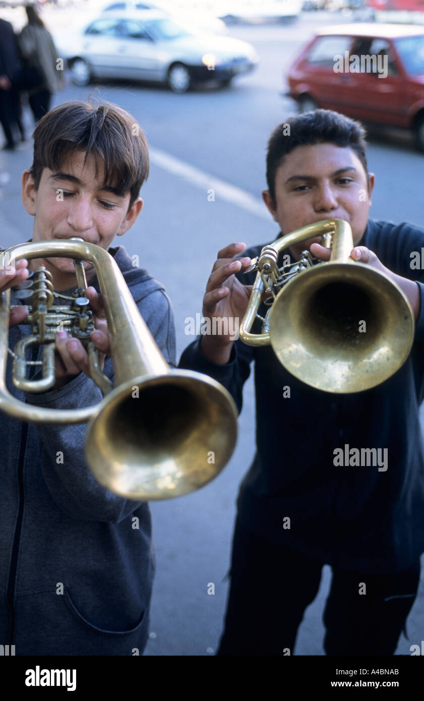 Trumpets musical instruments hi-res stock photography and images - Alamy