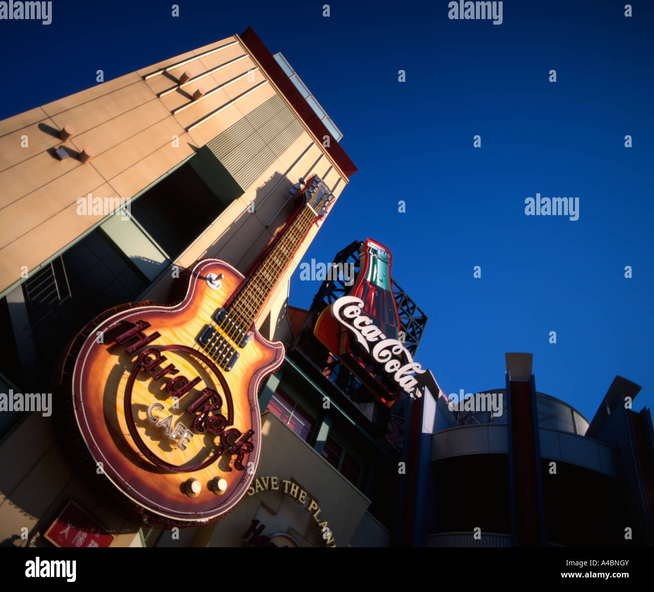 Hard Rock Cafe at Universal Studios Japan, USJ, Osaka, Japan Stock ...