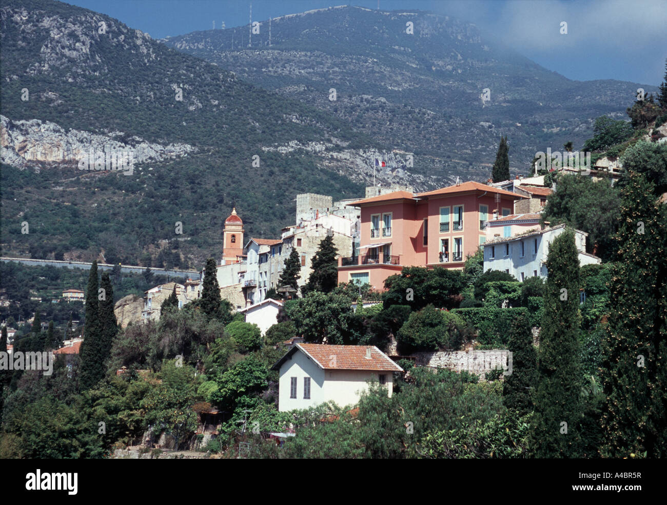 The perched village of Roquebrune Cap Martin Stock Photo - Alamy