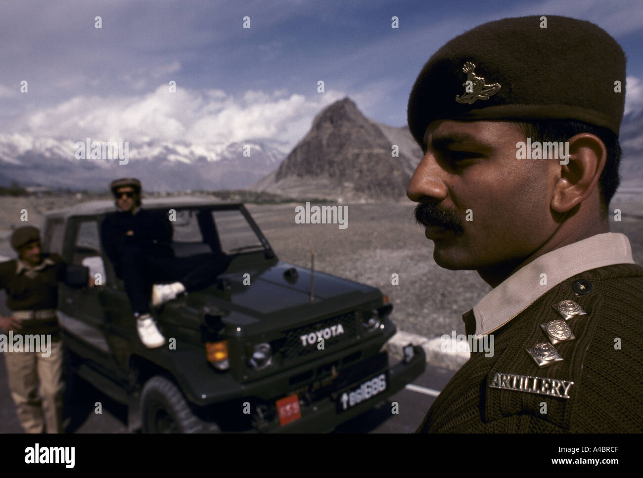 military upper indus valley kashmir 1989 Stock Photo - Alamy