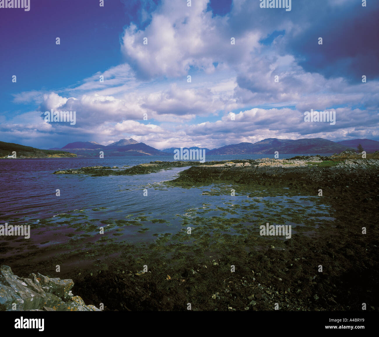 A spectacular view from the east coast of Skye across the Sound of ...