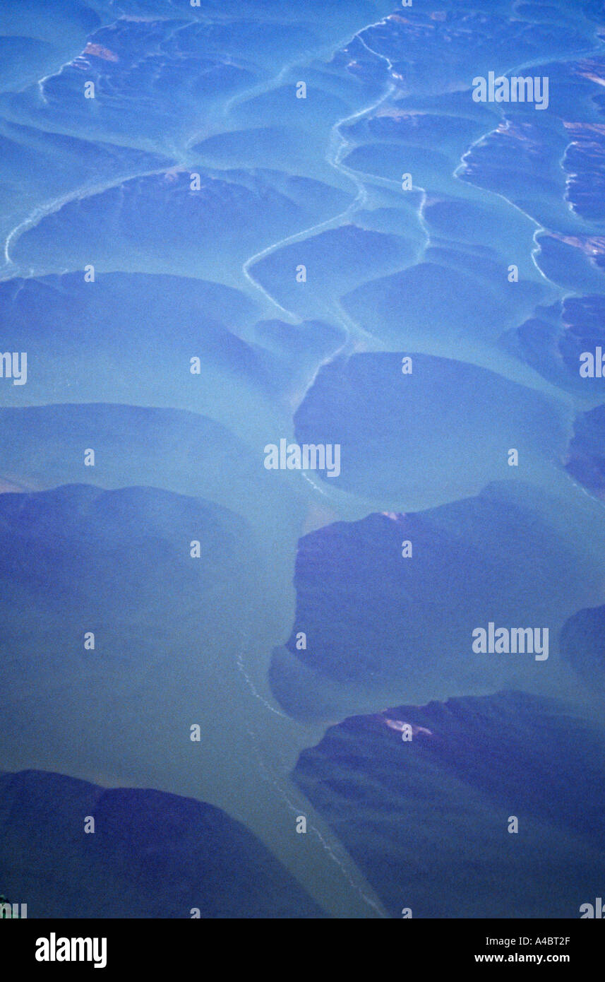 Chile. Aerial view of the Bio Bio River Stock Photo - Alamy