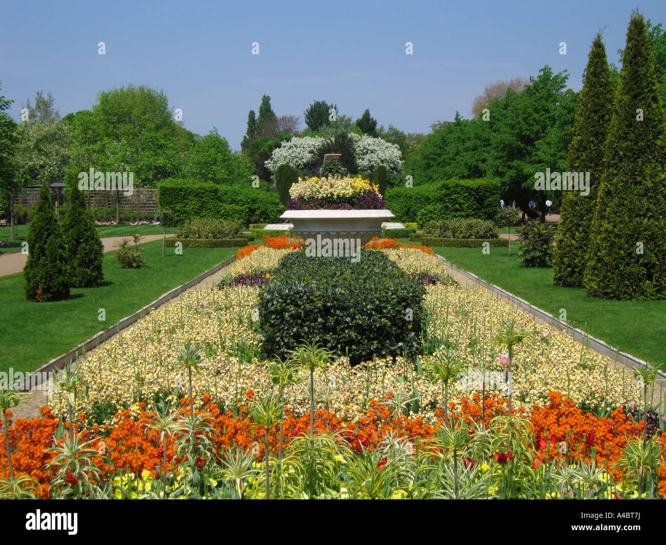 Avenue Gardens in Spring Regent s Park City of Westminster London UK ...