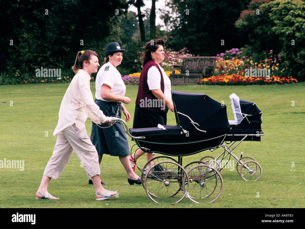 Askham Grange Women's Prison, North Yorkshire. a prison officer ...