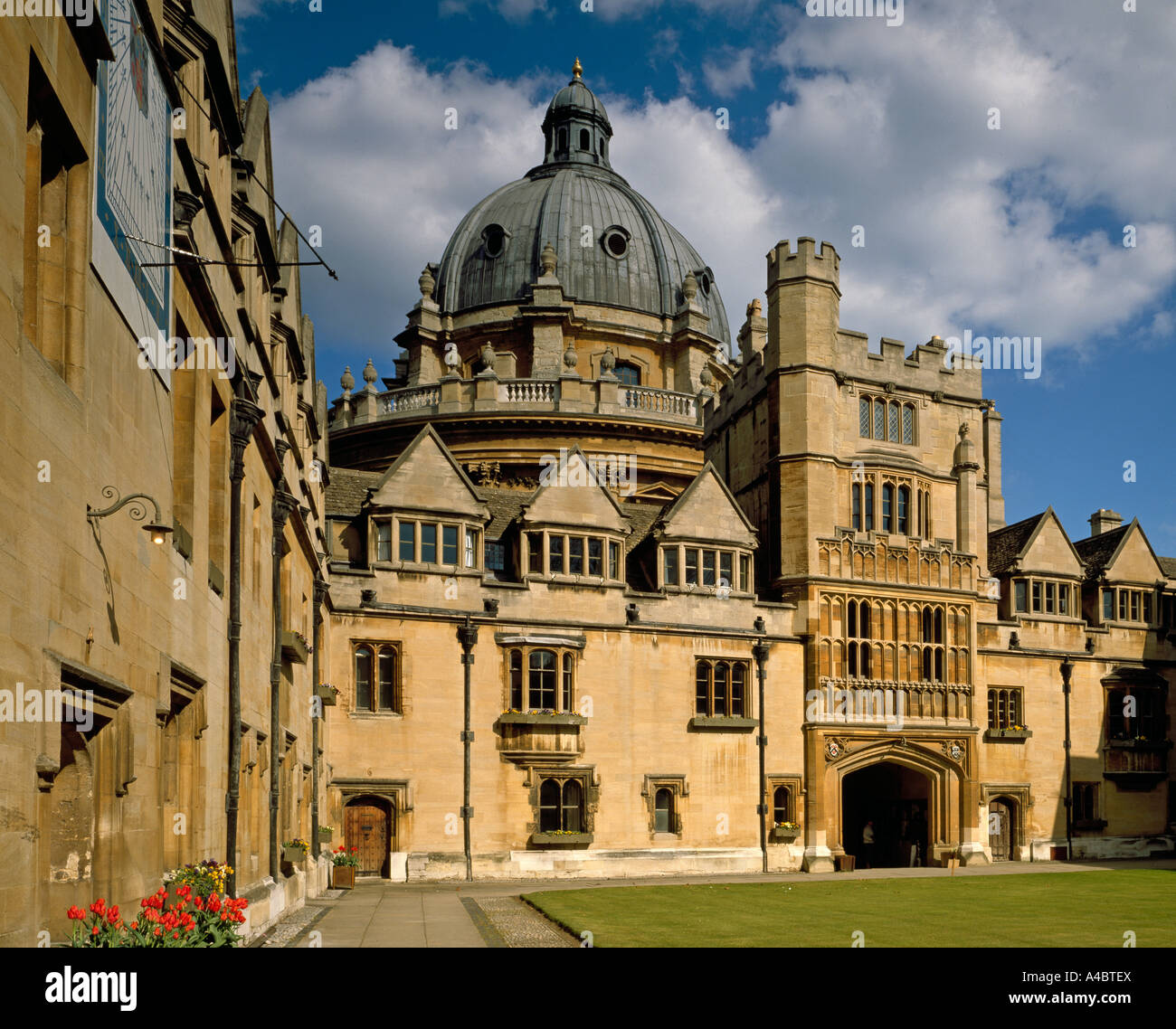 Brasenose College and Radcliffe Camera Oxford Oxfordshire England UK ...