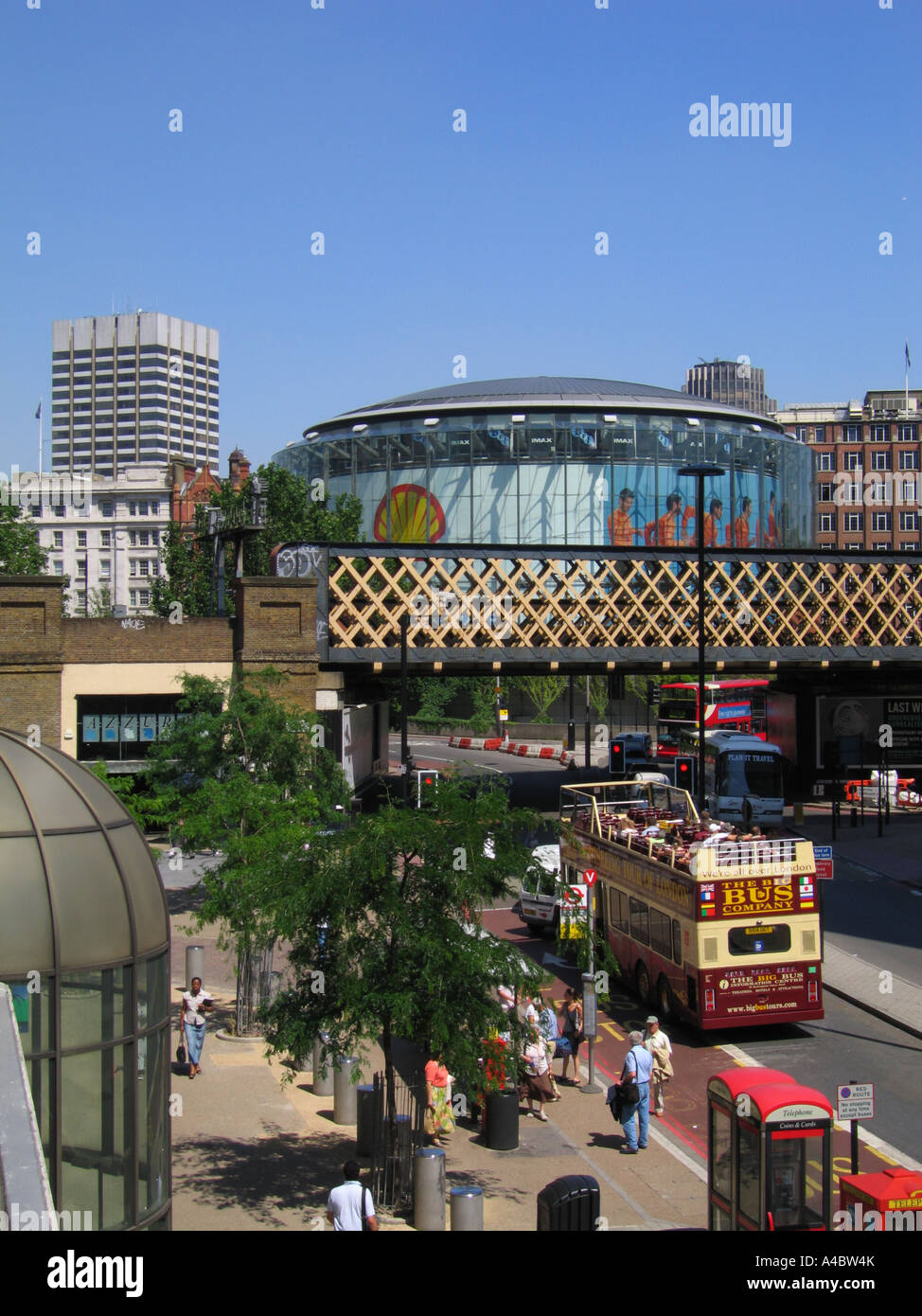 Street scene near Waterloo Station Lambeth London UK Stock Photo - Alamy