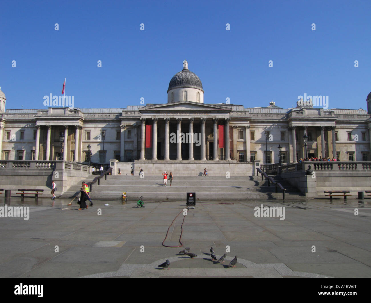 The National Gallery Trafalgar Square London UK Stock Photo - Alamy