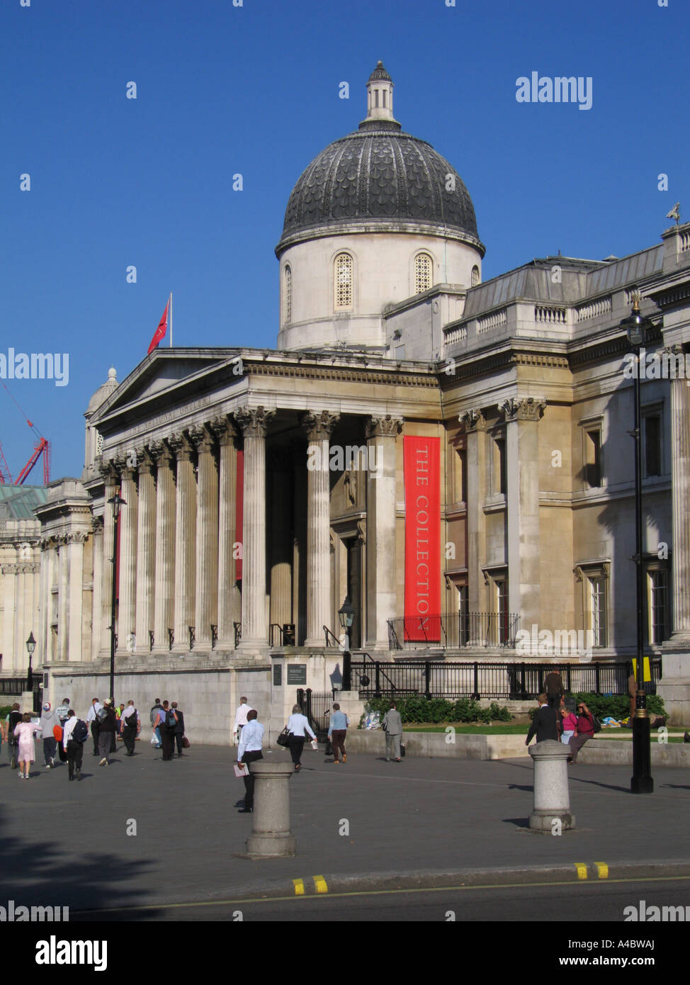 The National Gallery Trafalgar Square London UK Stock Photo - Alamy