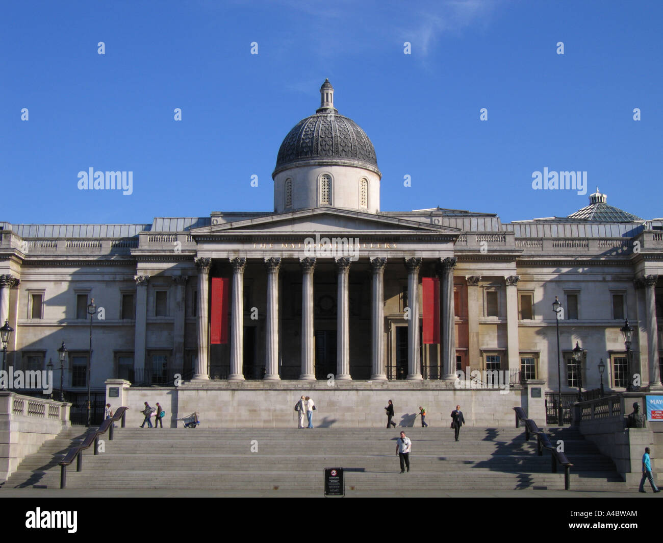 The National Gallery Trafalgar Square London UK Stock Photo - Alamy