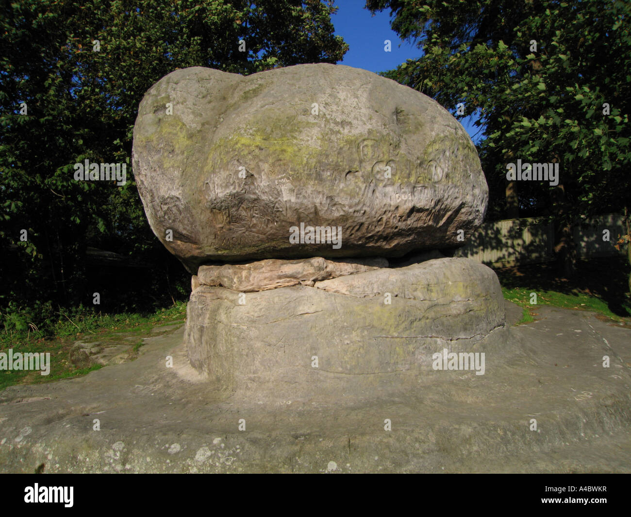 Chiding Stone Chiddingstone Kent UK Stock Photo - Alamy